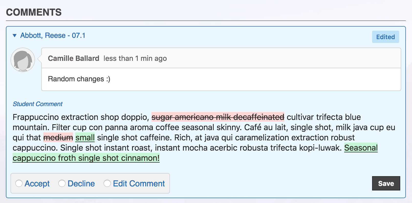 Proof Reading | Gibbon Documentation